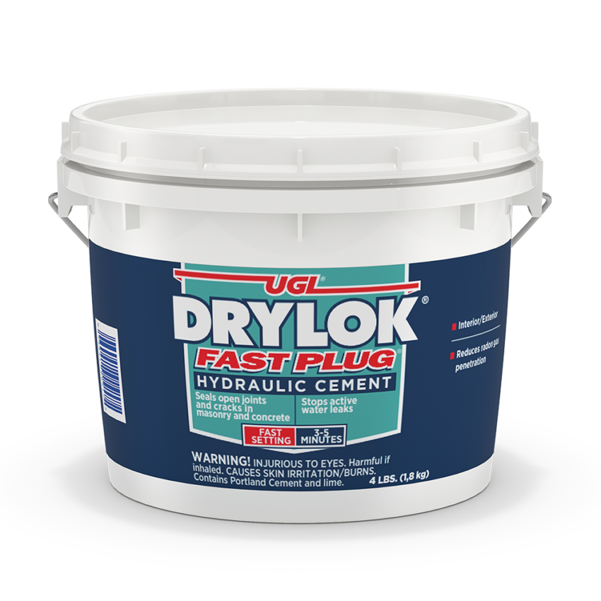DRYLOK® Fast Plug Hydraulic Cement for Masonry Structures