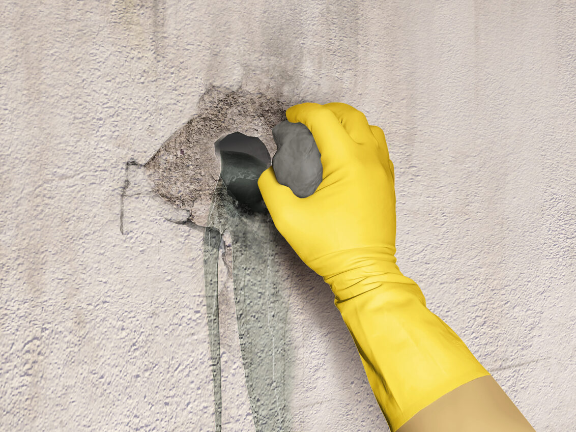 DRYLOK® Fast Plug Hydraulic Cement for Masonry Structures